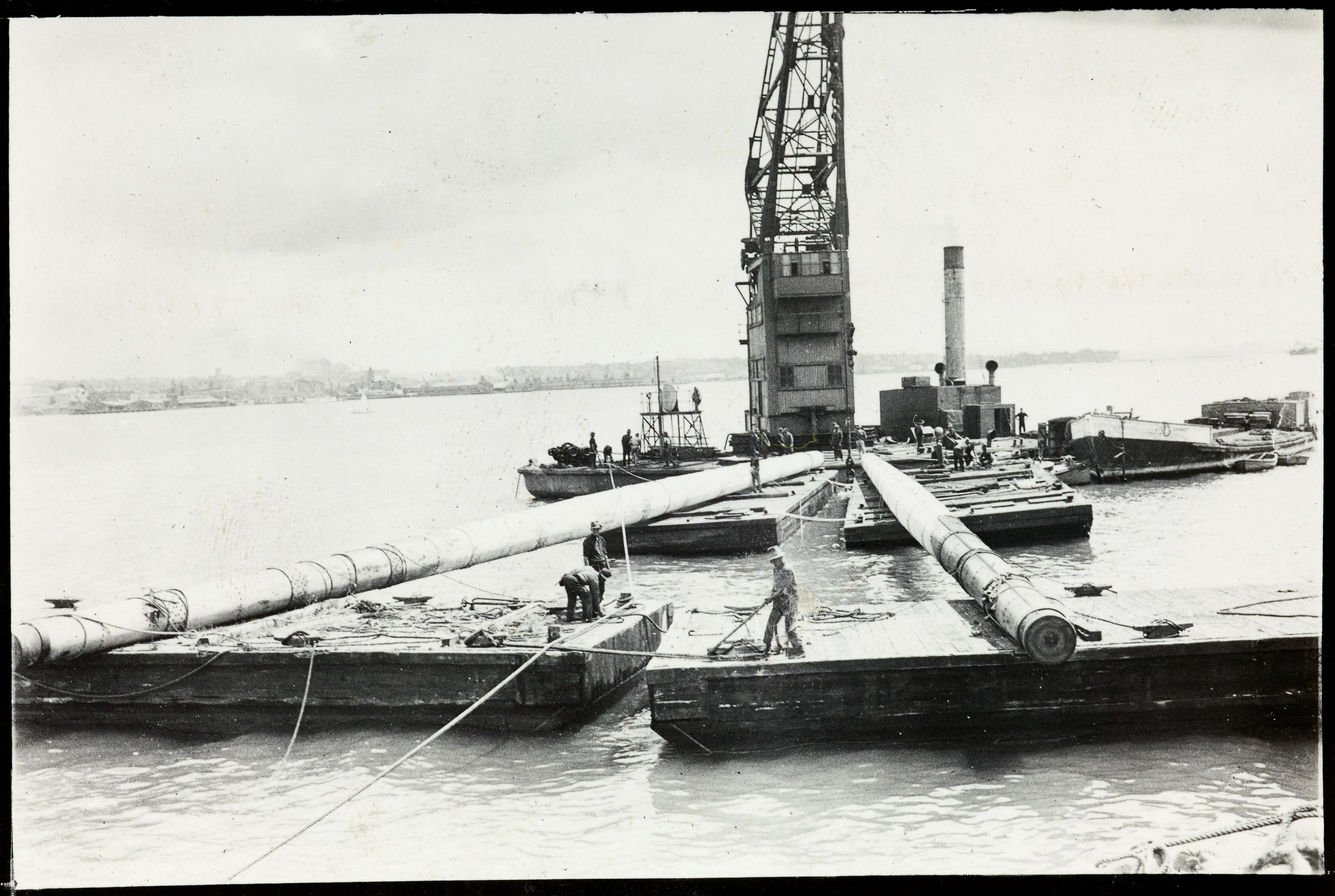 Photograph: Photograph Album No. 43 Auckland Harbour Board: Engineers ...