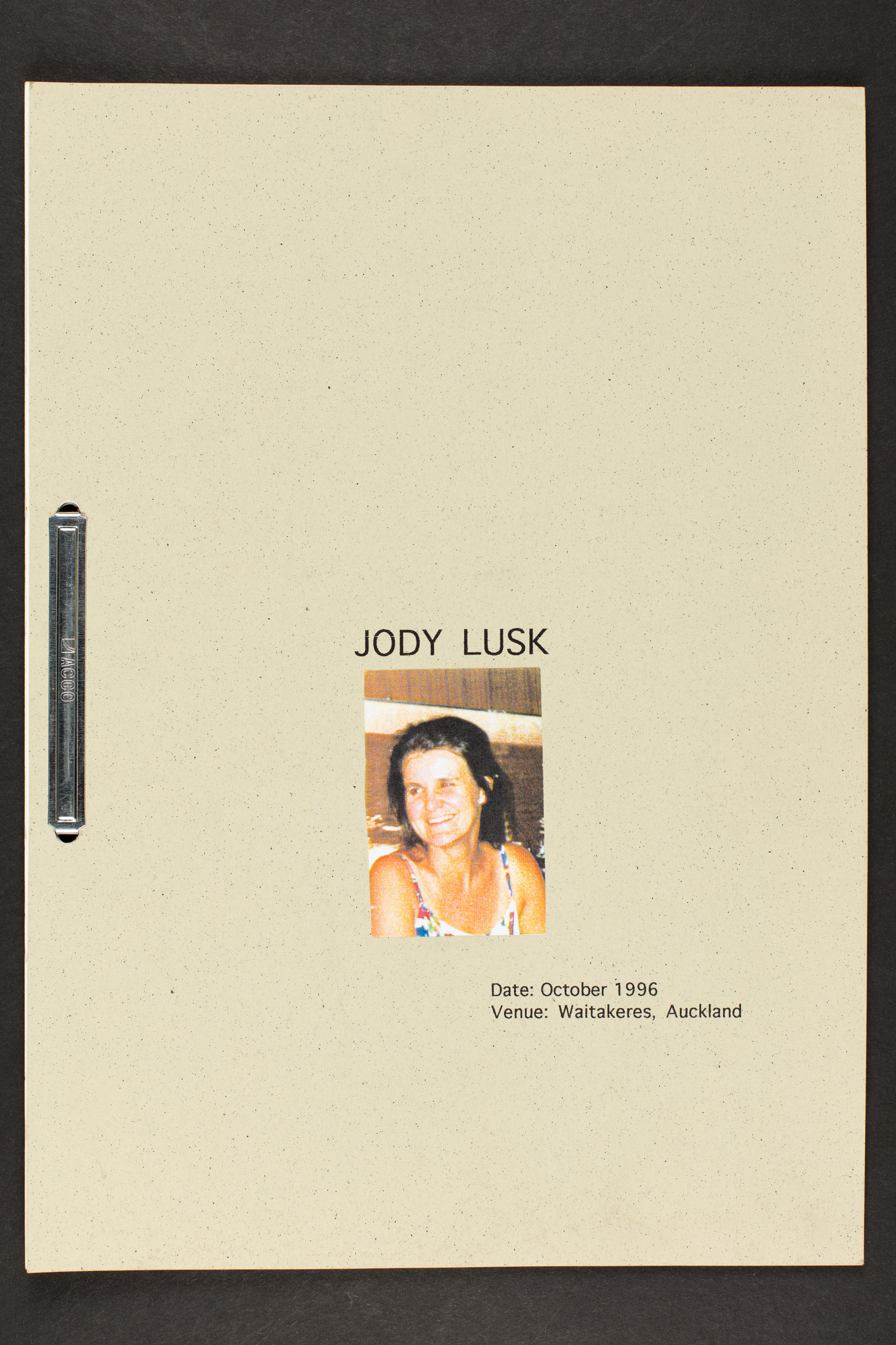 Interview transcript: Jody Lusk, Moruroa Pacific Peace Flotilla, 1995 ...