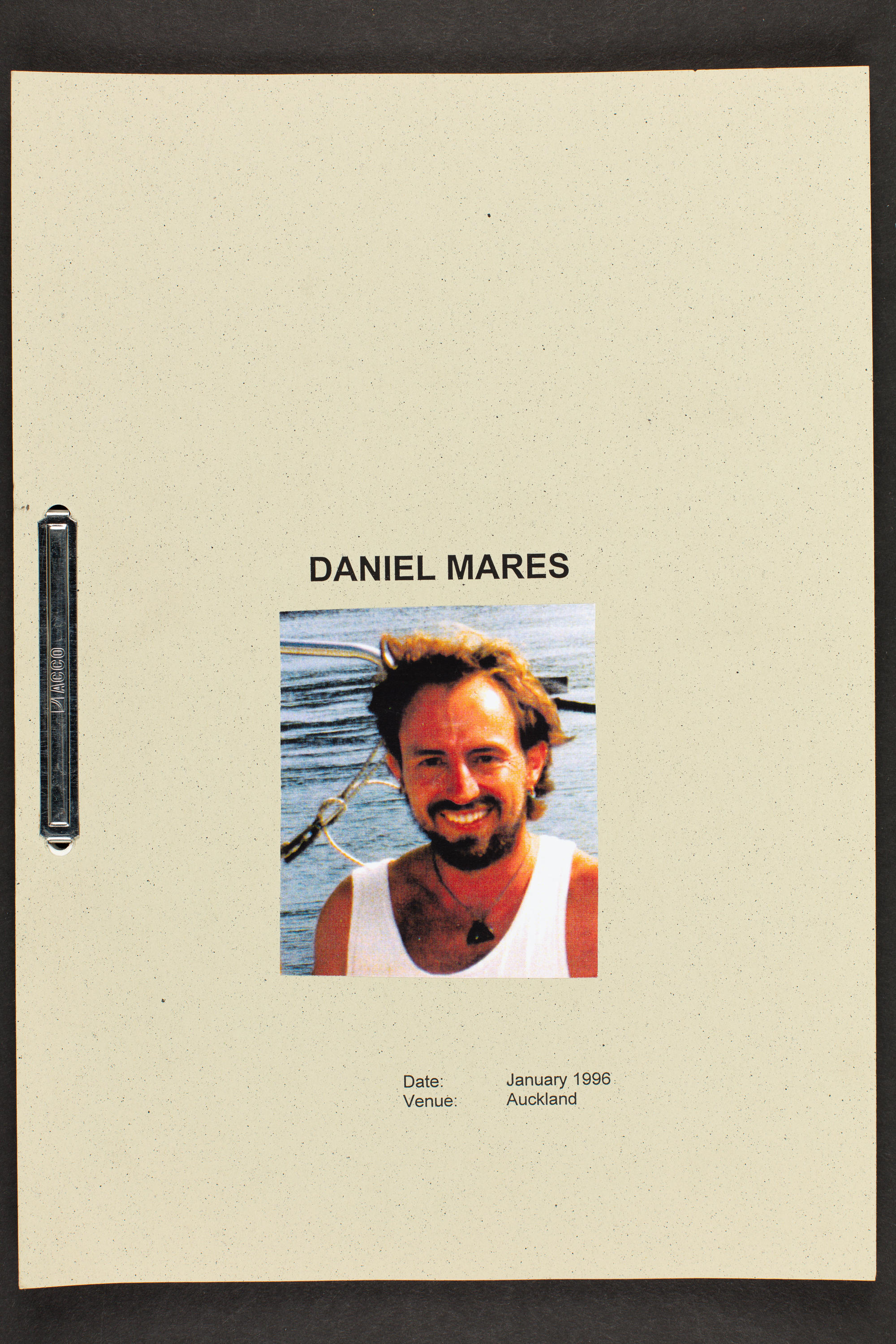Interview transcript: Daniel Mares, Moruroa Pacific Peace Flotilla, 1995 - New Zealand Maritime ...