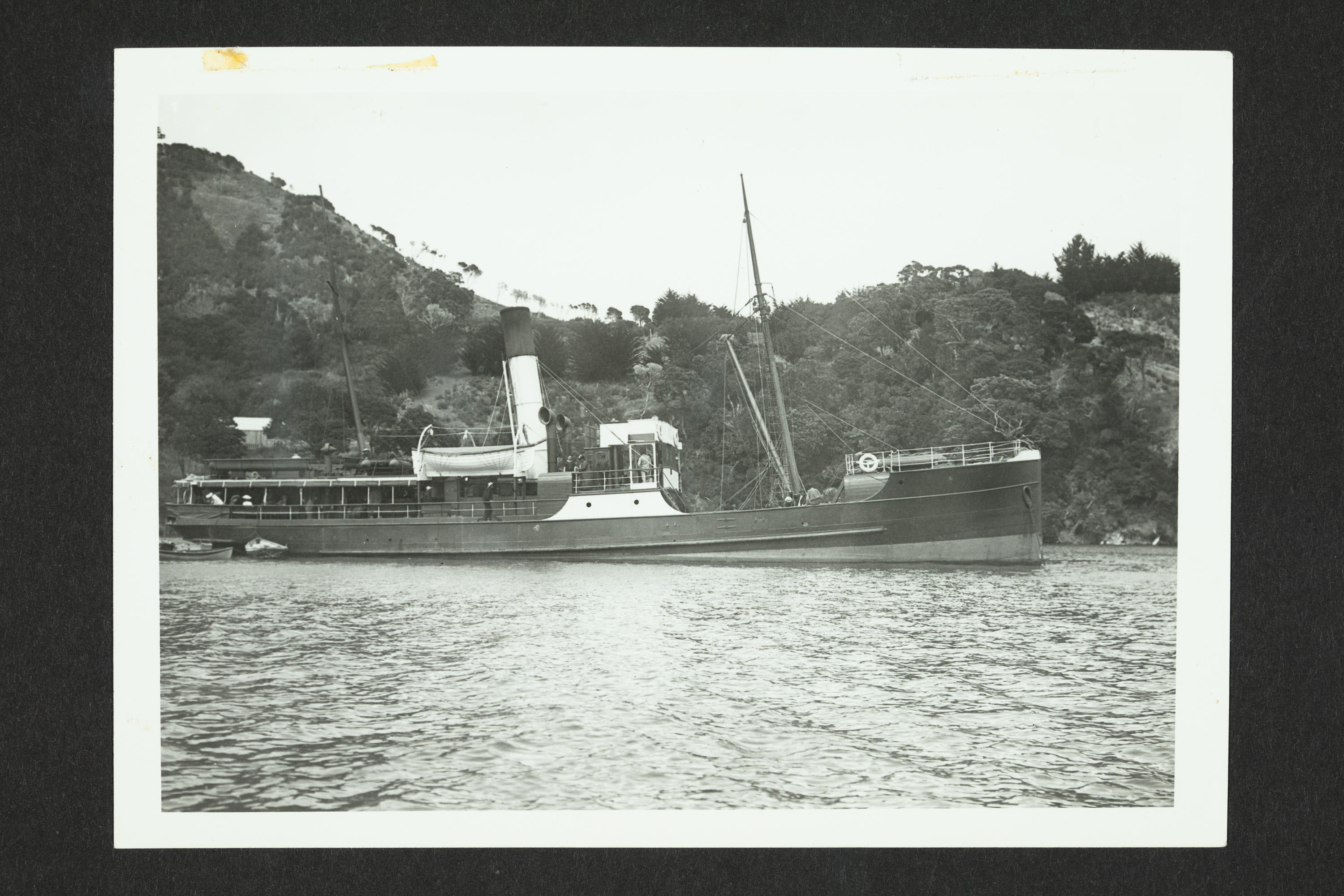 Photograph: WAITANGI at Port Fitzroy - New Zealand Maritime Museum